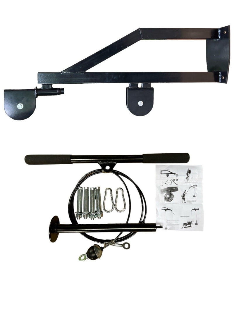 VIPER Wall Mount Single Pull Down Weight Cable Pulley Machine - Viper ...